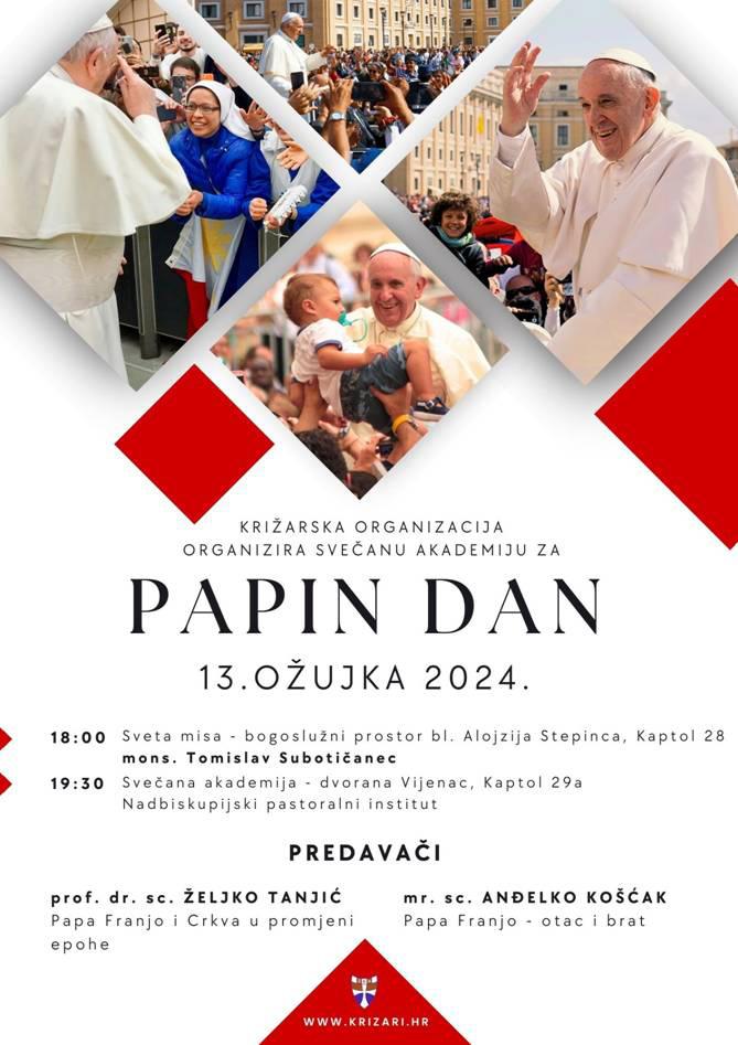 Papin dan - 13. ožujka. 2024. | Župa Sv. Jeronim, Zagreb